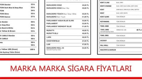Sigara Fiyatlarına Zam Geldi İşte Marlboro Parliament Winston Muratti Kent Lark Camel