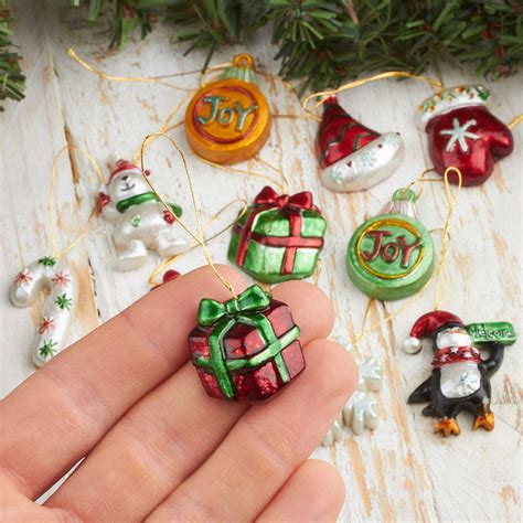 Assorted Miniature Holiday Ornaments Christmas Miniatures Christmas