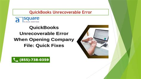 Steps To Fix Quickbooks Unrecoverable Error In Desktop Ppt
