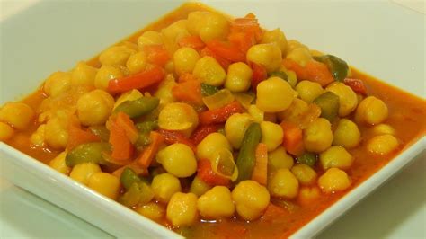 Receta De Garbanzos Con Verduras Recetas Gratis
