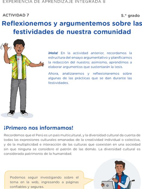 5TO ACTIVIDAD 7 EXPERIENCIA 8 DPCC APRENDO EN CASA QUINTO DE SECUNDARIA