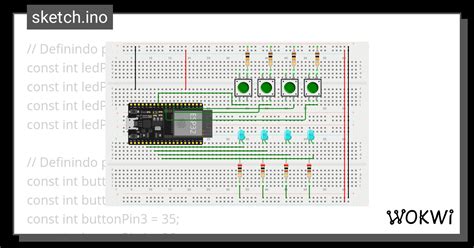 Microcontroladores 4351 Wokwi ESP32 STM32 Arduino Simulator