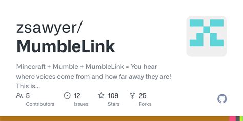 Github Zsawyermumblelink Minecraft Mumble Mumblelink You Hear