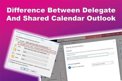 How To Delegate Calendar Access In Outlook Easy Steps Portfolink