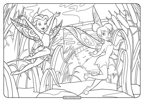 Tinkerbell Rosetta Coloring Pages 2025 Tinkerbell Rosetta Coloring Pages 2025