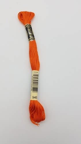 Dmc 946 6 Strand Floss Burnt Orange Medium Ebay