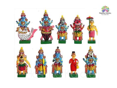The Ten Avatars The Ten Incarnations Of Lord Vishnu Etsy Darwin