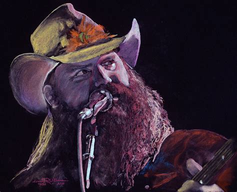 Chris Stapleton Drawing By Kenneth Williams