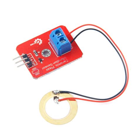 KEYES Analog Piezoelectric AA2758 Ceramic Piezo Vibration Sensor Module