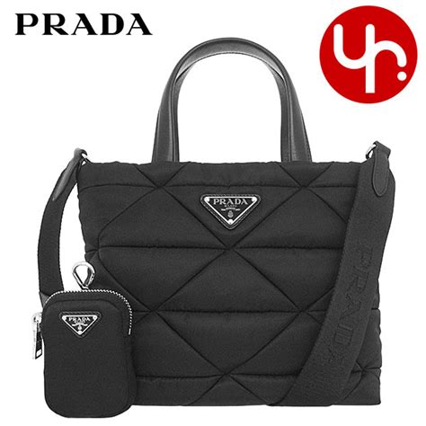 【楽天市場】プラダ Prada バッグ トートバッグ 1bg373 Rdjn B9o ネロ 特別送料無料 テスート キルティング パデッド リ