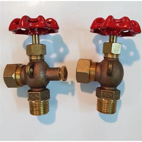 Jual Kran Kaca 1 2 Sight Glass Bronze Nvd Set Shopee Indonesia