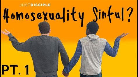 Is Homosexuality A Sin Part 1 Youtube