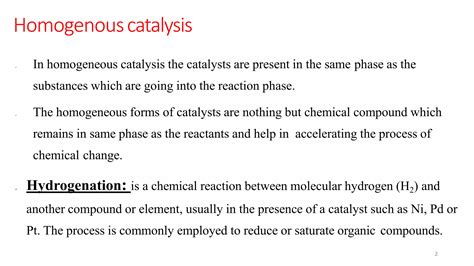 Homogenous Catalyst Pptx