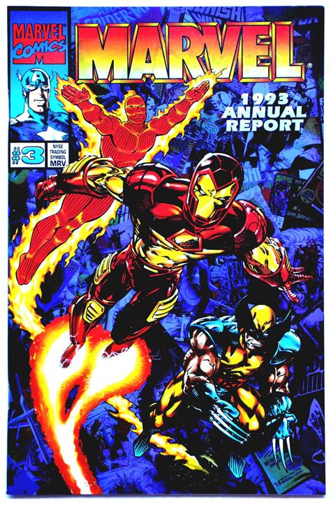 Marvel Annual Report 1993 Prices Marvel Annual Report Series