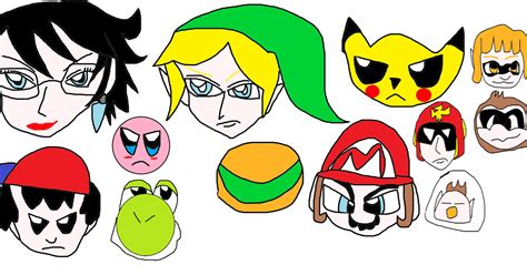 スマブラsp スマブラ 超集結！ イラストまとめ！ 光と闇の創造主のイラスト Pixiv