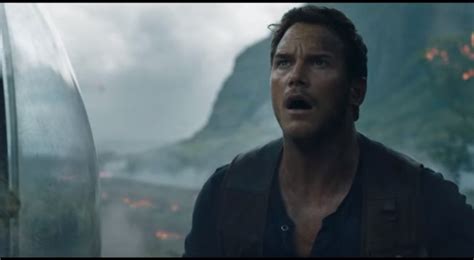 In Jurassic World Fallen Kingdom Trailer Two Chris Pratt In The Mouth