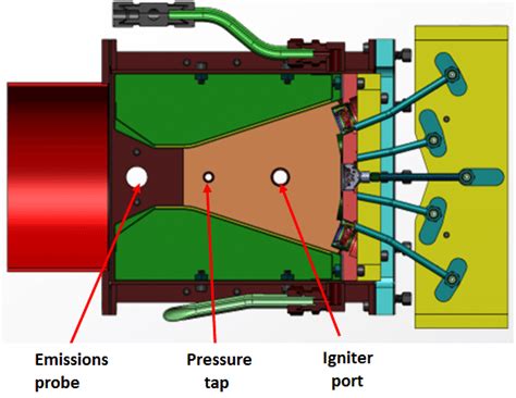 Cross Section View Of Combustor With Airflow From Right To Left Patent