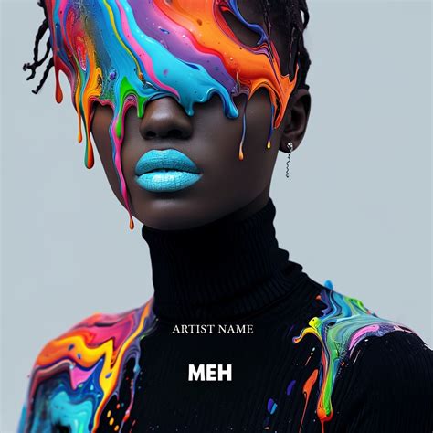 Surreal Magenta Portrait Of A Woman In Liquid Art Spotify Album Cover