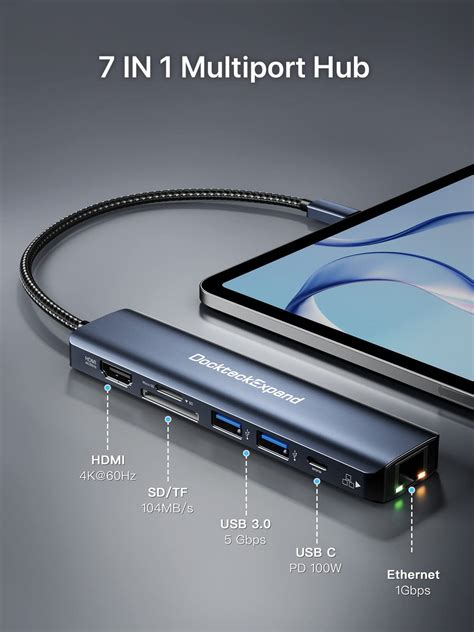 Dockteckexpand 7 In 1 Usb C Hub