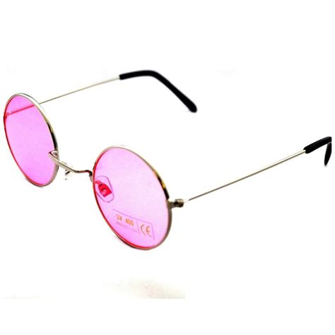 Vtg Round Pink Lens 90s Glassessunglasses Bnwtnew Hippylennonozzy
