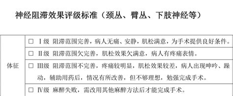 科研小工具｜神经阻滞效果评级标准（颈丛、臂丛、下肢神经等） Csdn博客