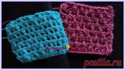 Рельефный узор для толстой пряжи и уютного вязания крючком Мастерск Мастерская Милабра