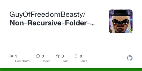 GitHub GuyOfFreedomBeasty Non Recursive Folder Reader
