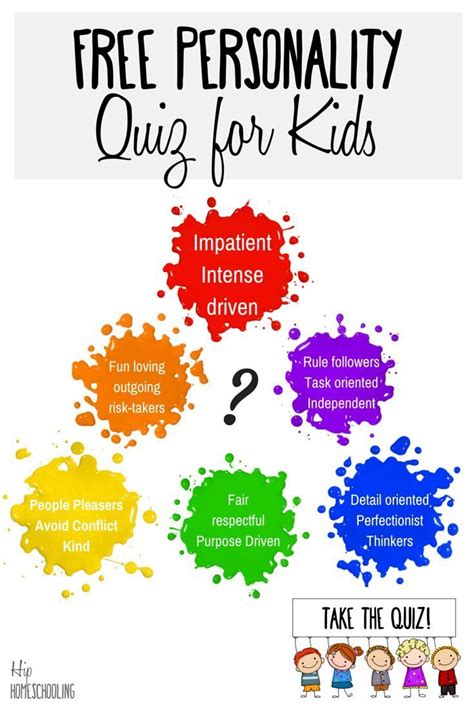Quiz Printable Personality Test