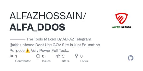 Github Alfazhossainalfaddos The Tools Maked By Alfaz Telegram Alfazinfosec