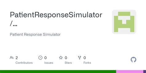 Github Patientresponsesimulatorpatientresponsesimulator Patient