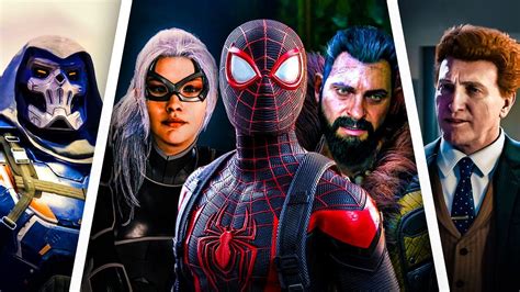 Spider Man 2 Ps5 All 19 Main Characters Who Appear In The Game