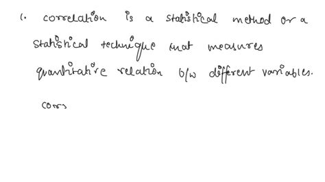 Solved 3 1 I Briefly Explain What Does The Correlation Coefficient