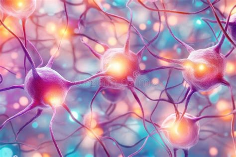 Artistic Rendering Of Glowing Neuron Pathways Forming Mnemonic Patterns A Visual Representation