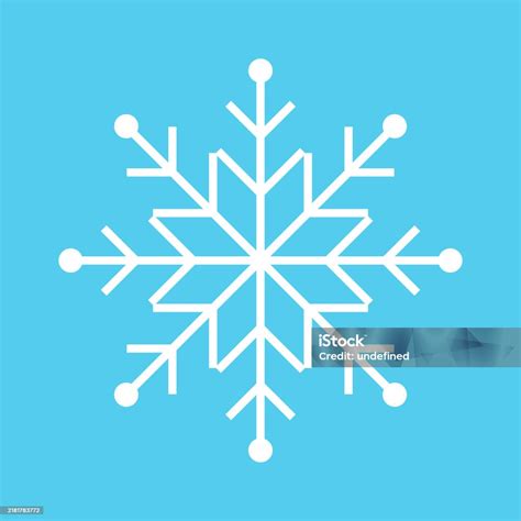 눈송이 아이콘 벡터 컬렉션입니다 푸른 배경에 눈송이 흰색 얼음 결정 겨울의 상징입니다 크리스마스 로고 기호입니다 벡터 일러스트 레이 션 0명에 대한 스톡 벡터 아트 및 기타