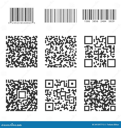 QR Codes Barcodes Cartoon Vector CartoonDealer 182611623