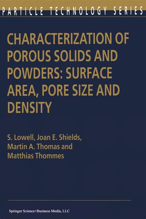 Buy Characterization Of Porous Solids And Powders Surface Area Pore
