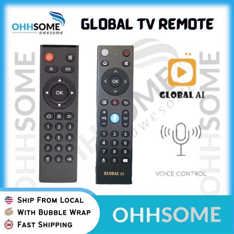 Global Remote Standard And Voice Version Rmote Control Shopee Malaysia