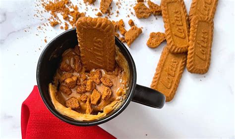Lazy Biscoff Mug Cake Career Girl Meets