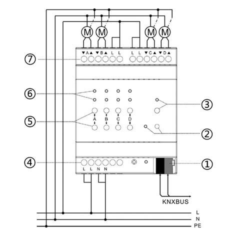 KNX Shutter Actuator Fold KNX Do Brasil