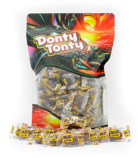 Dads Individually Wrapped Root Beer Barrels Hard Candy 1 Lb Bulk Bag