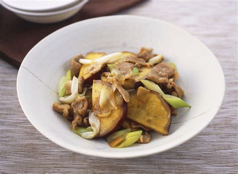 さつまいもと豚肉の煮もののレシピ By ベターホームのお料理教室 レシピ レシピ お料理 料理