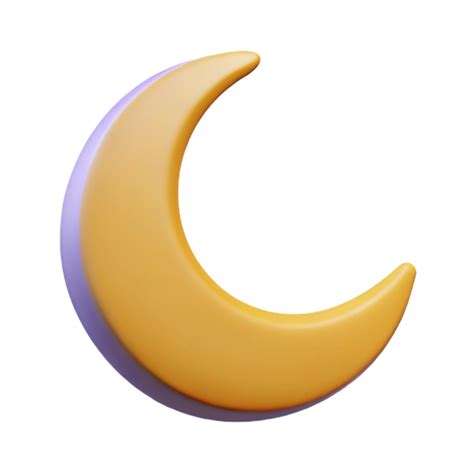 Dreamy Splendid Smiling Crescent Moon Character With Pointed Tips Clean Lines Flat Color
