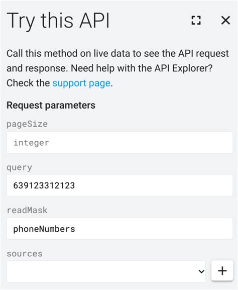 Google People Api Search By Phonenumbers Stack Overflow