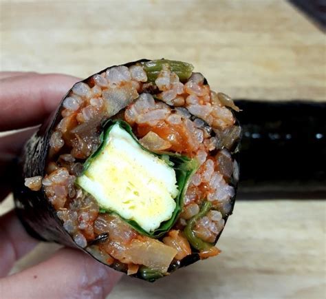 김밥 명절음식 활용한 나물 볶음김밥