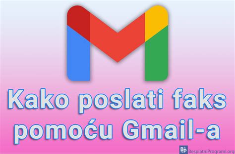 Kako poslati faks pomoću Gmail a