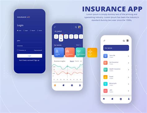 Insurance App Behance