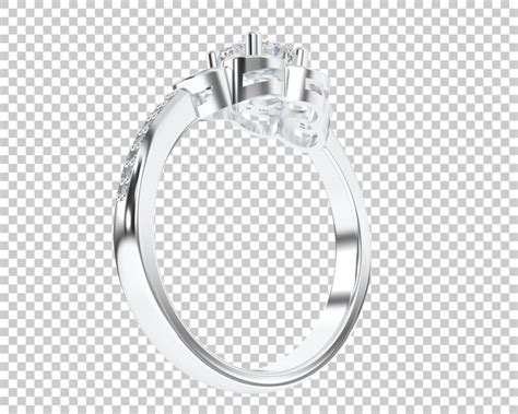 Premium Psd Jewelry Isolated On Background 3d Rendering Illustration