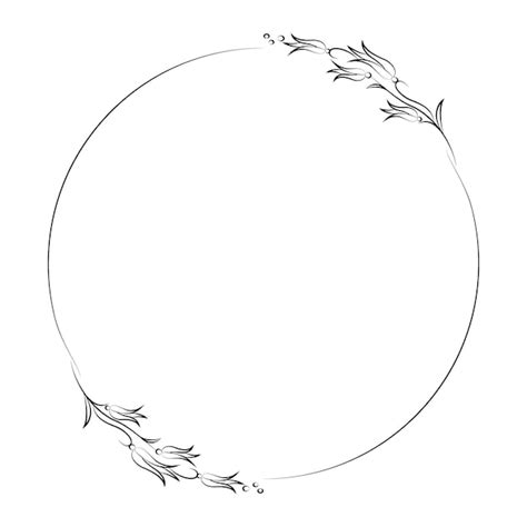 Premium Vector Vector Frames Black On A White Background