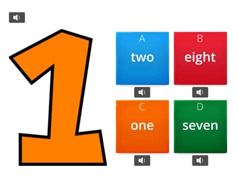 Numbers 1 12 Cards Quiz