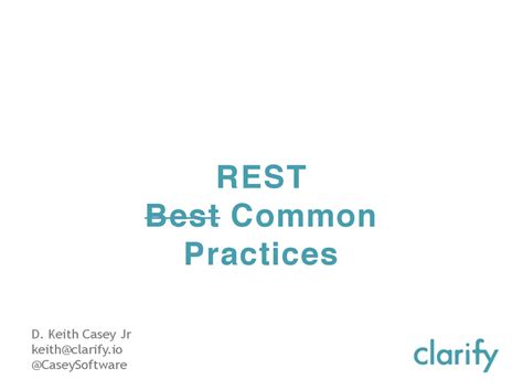 rest best practices speaker deck